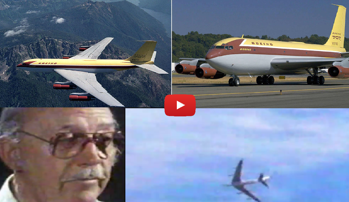 The day a former WWII Test Pilot barrel rolled a 707 airliner 'I was ...